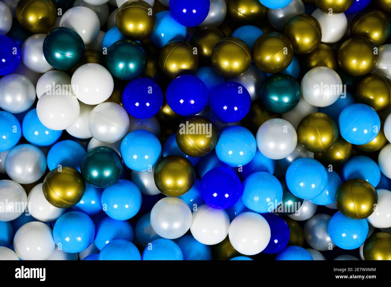 Top view of colorful dry pool balls one on another Stock Photo - Alamy