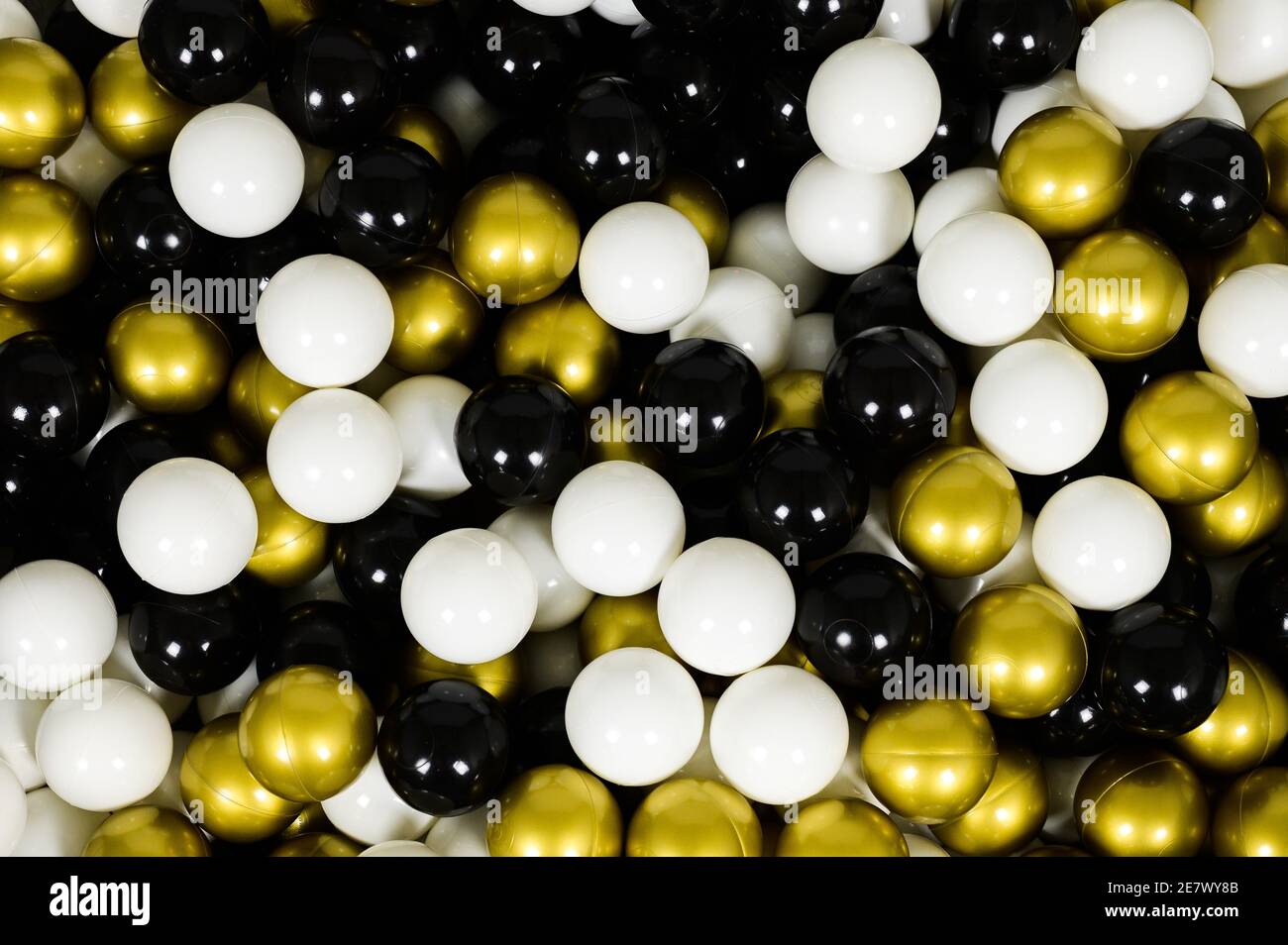 Top view of colorful dry pool balls one on another Stock Photo - Alamy