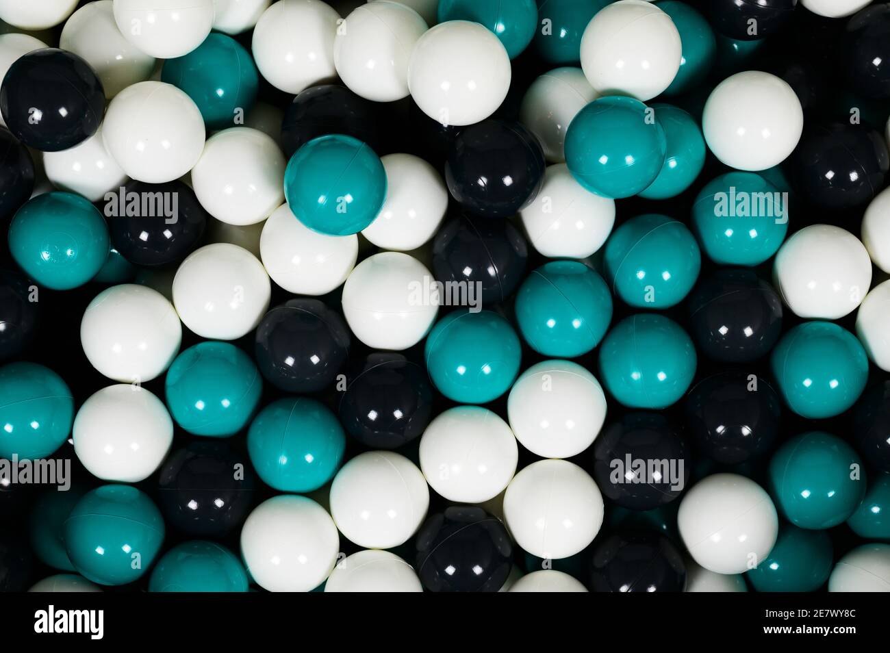 Top view of colorful dry pool balls one on another Stock Photo - Alamy