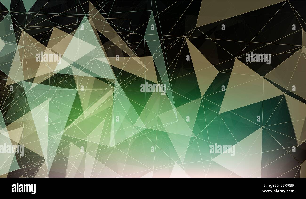 Abstract wide technology background with hexagons and gear wheels. Hi ...