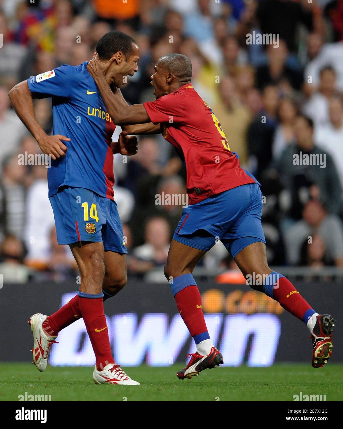 Santiago bernabeu thierry henry hi-res stock photography and images - Alamy