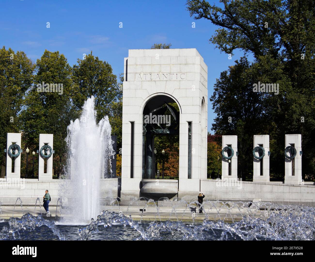 Washington DC - World War II Memorial Stock Photo - Alamy