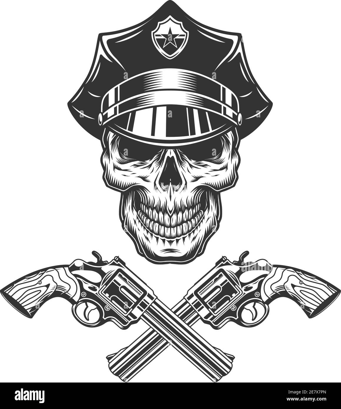 Cop Patch Black and White Stock Photos & Images - Alamy