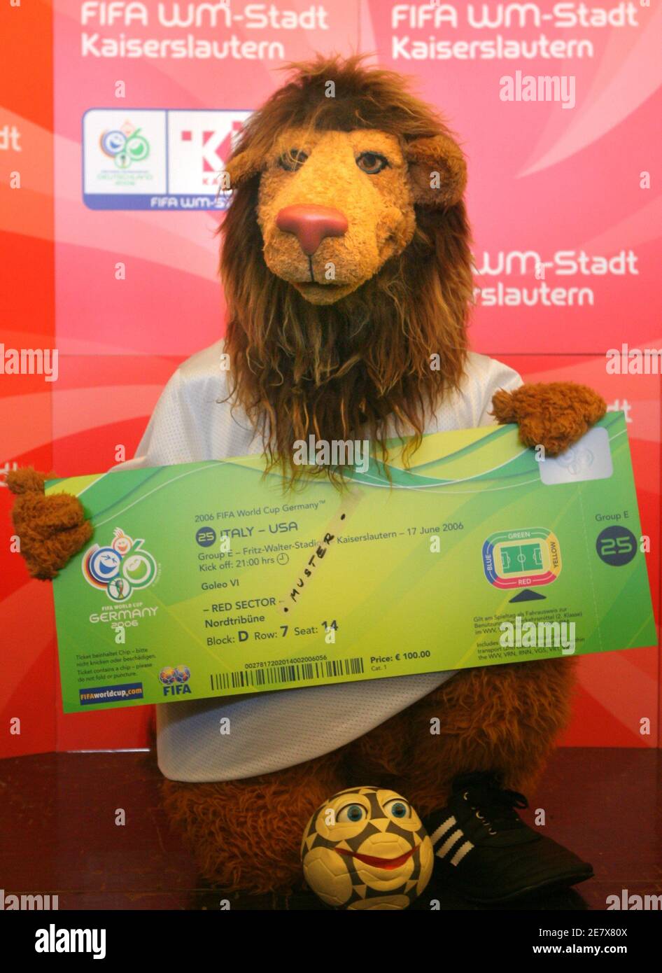 Fifa world cup 2006 goleo hi-res stock photography and images - Alamy