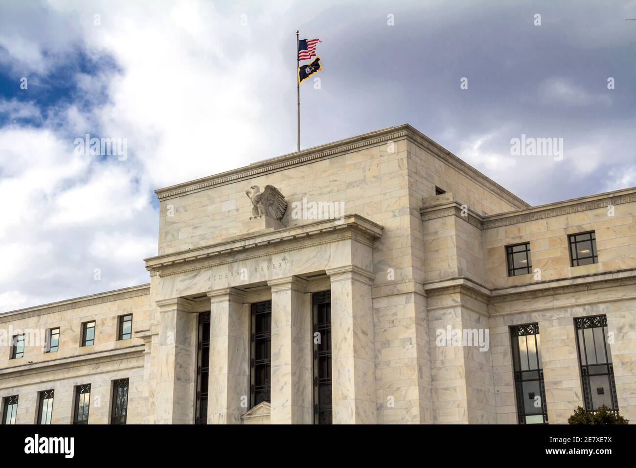 Federal Reserve Building in Washington DC, United States, FED Stock ...