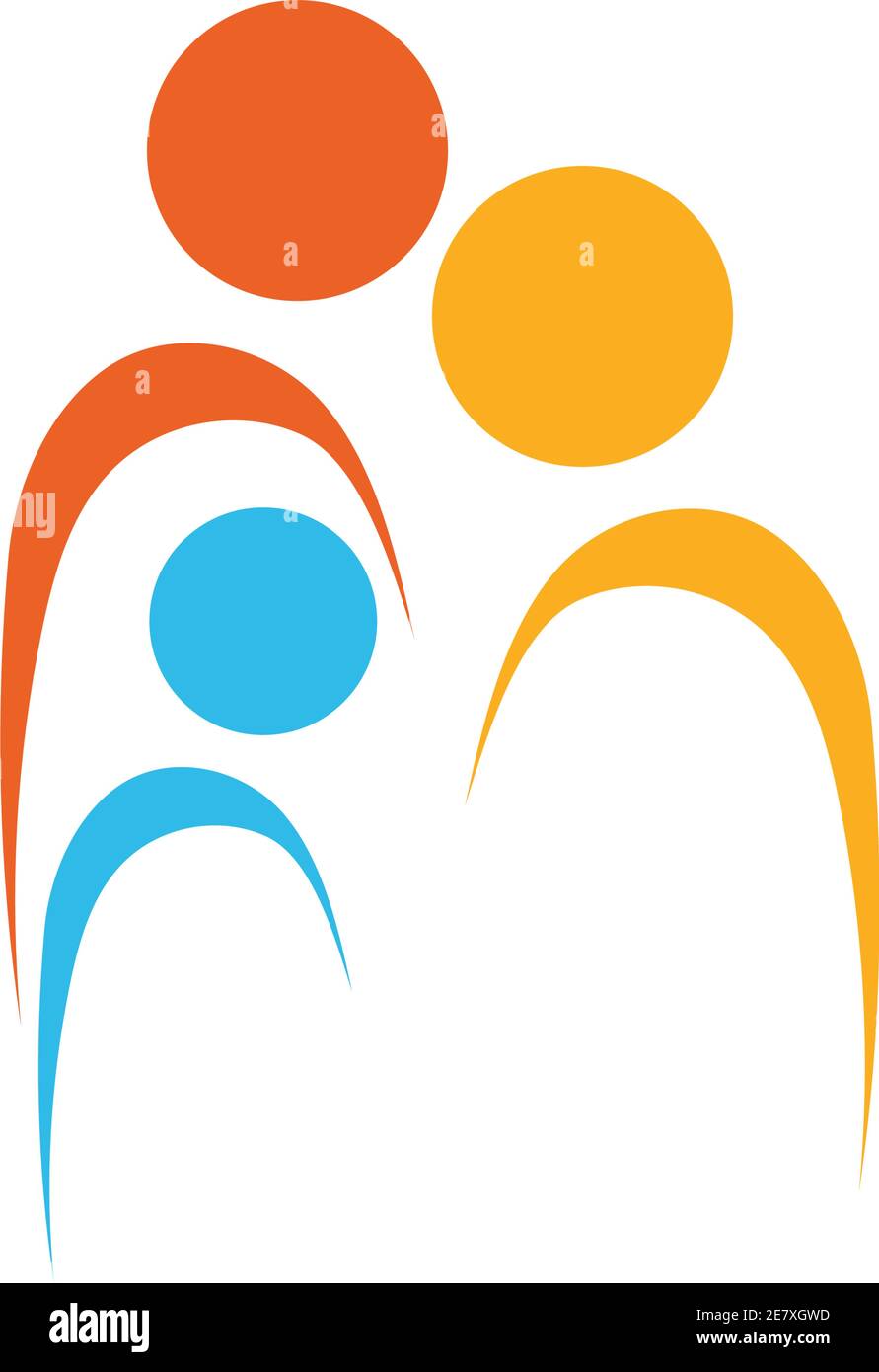 Family vector icon illustration design template, Family icon design ...