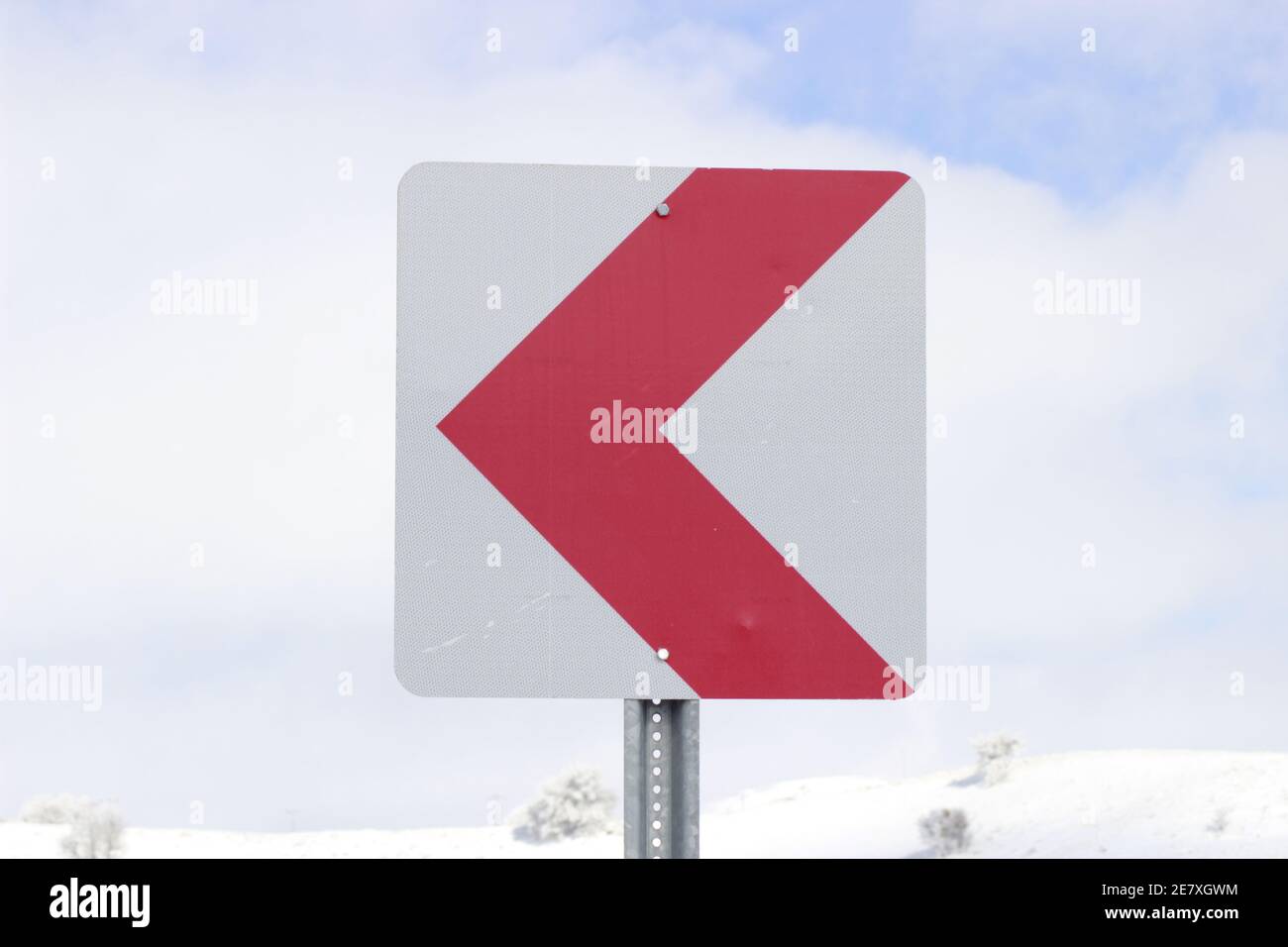 Warning curve hi-res stock photography and images - Alamy