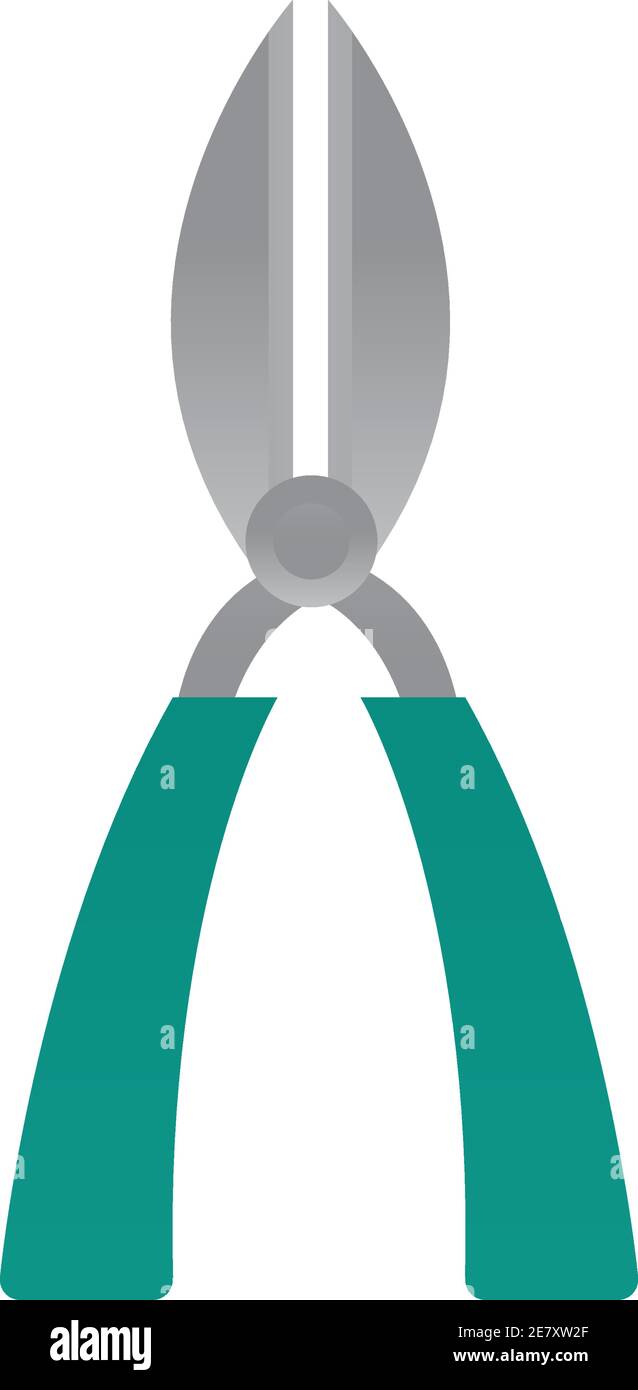 scissors construction and renovation tool icon, home repair concept ...