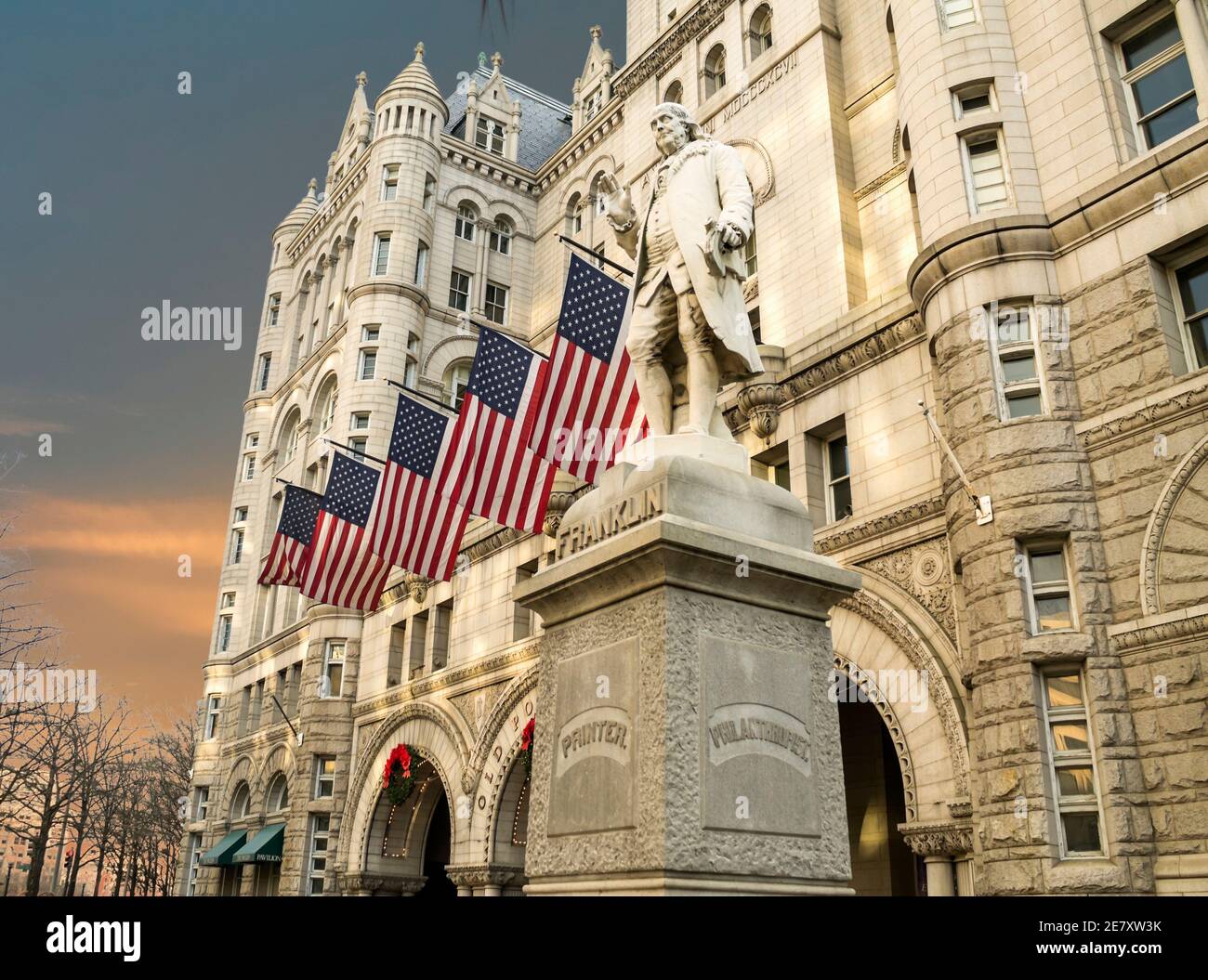 Old Post Office Building in Washington DC Stock Photo - Alamy