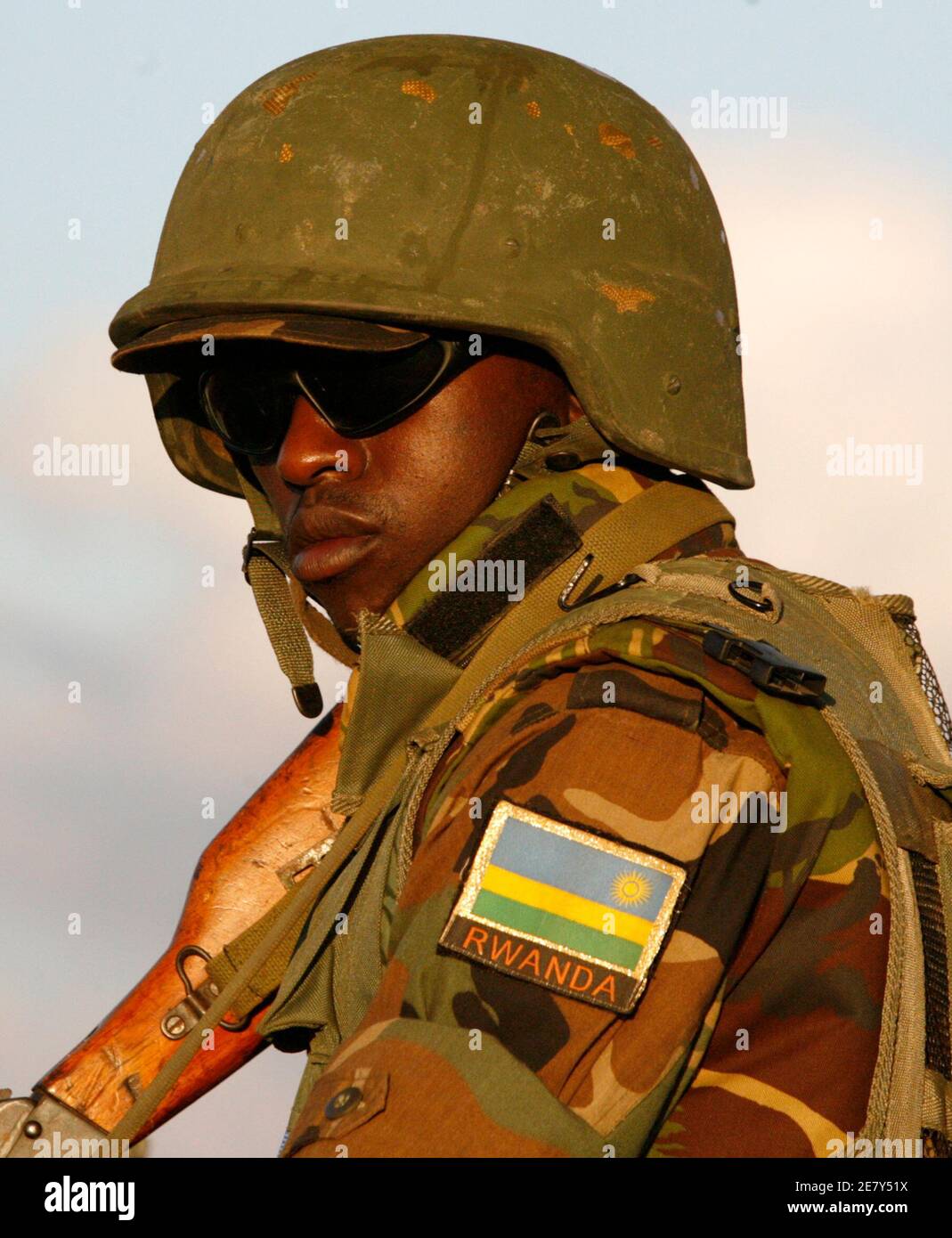Rwandan civil war soldier hi-res stock photography and images - Alamy
