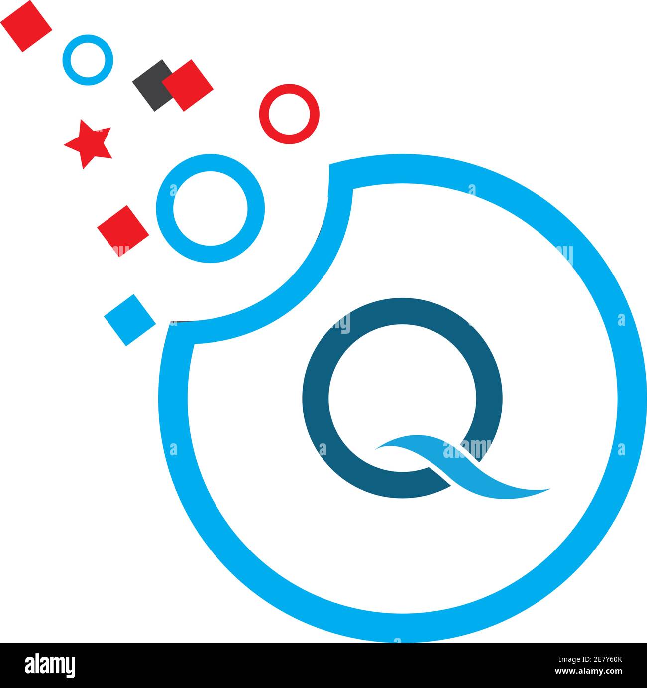 Letter Q Business corporate abstract unity vector logo design template ...