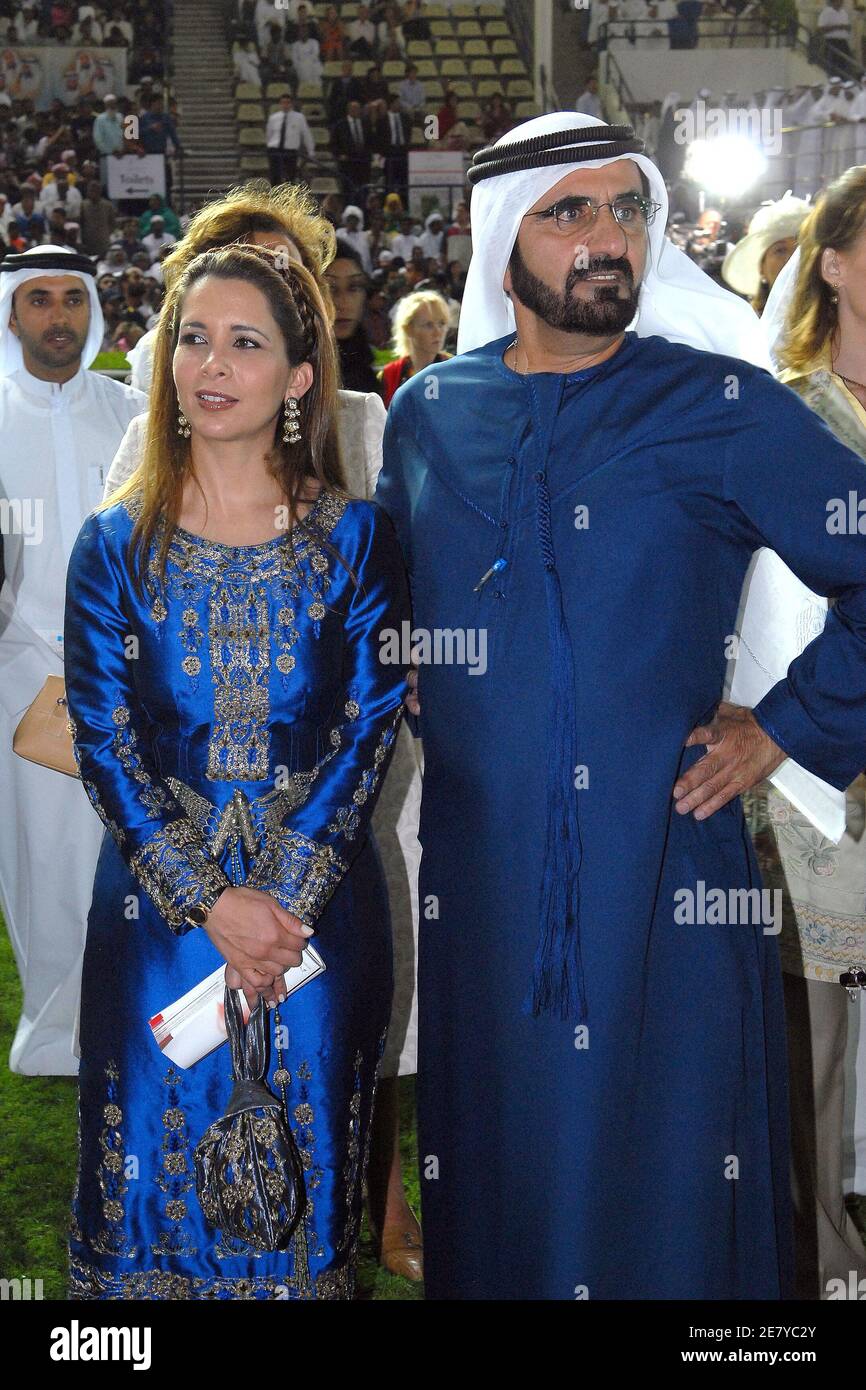 Dubai's ruler Sheikh Mohammed Bin Rashed Al Maktoum and his wife ...