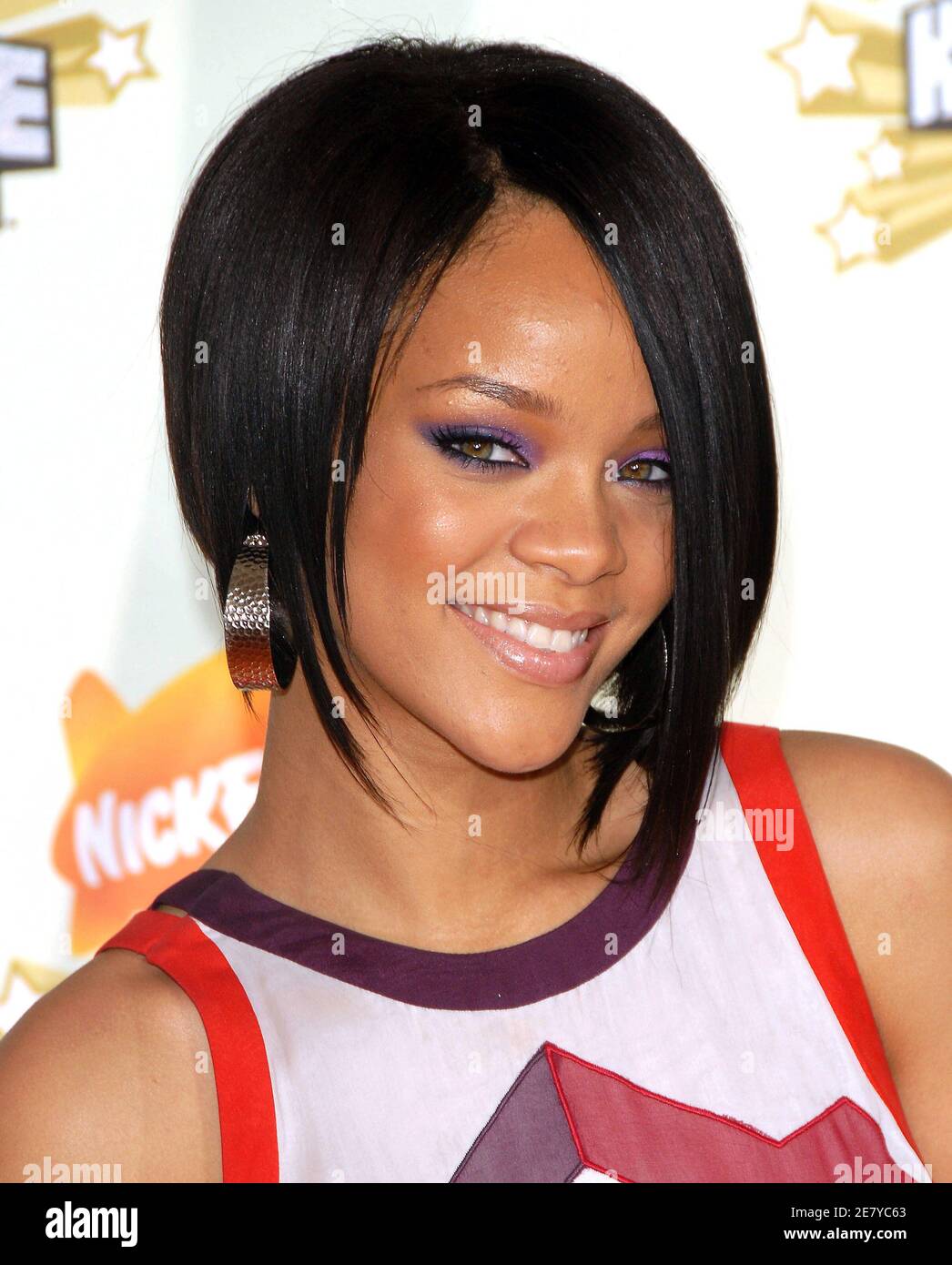 Rihanna attends The 2007 Nickelodeon's Kids Choice Awards held at The ...