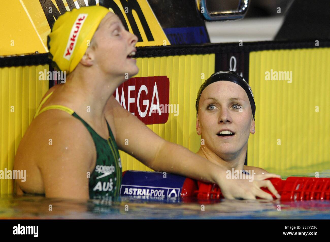 USA's Jessica Hardy gold medal on women 50 meters breaststroke during ...