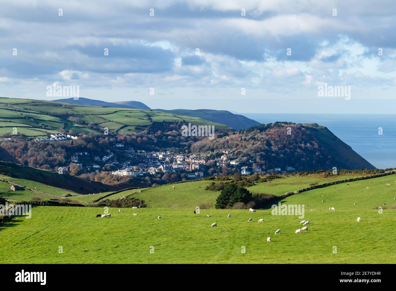 Countisbury hill hi-res stock photography and images - Alamy