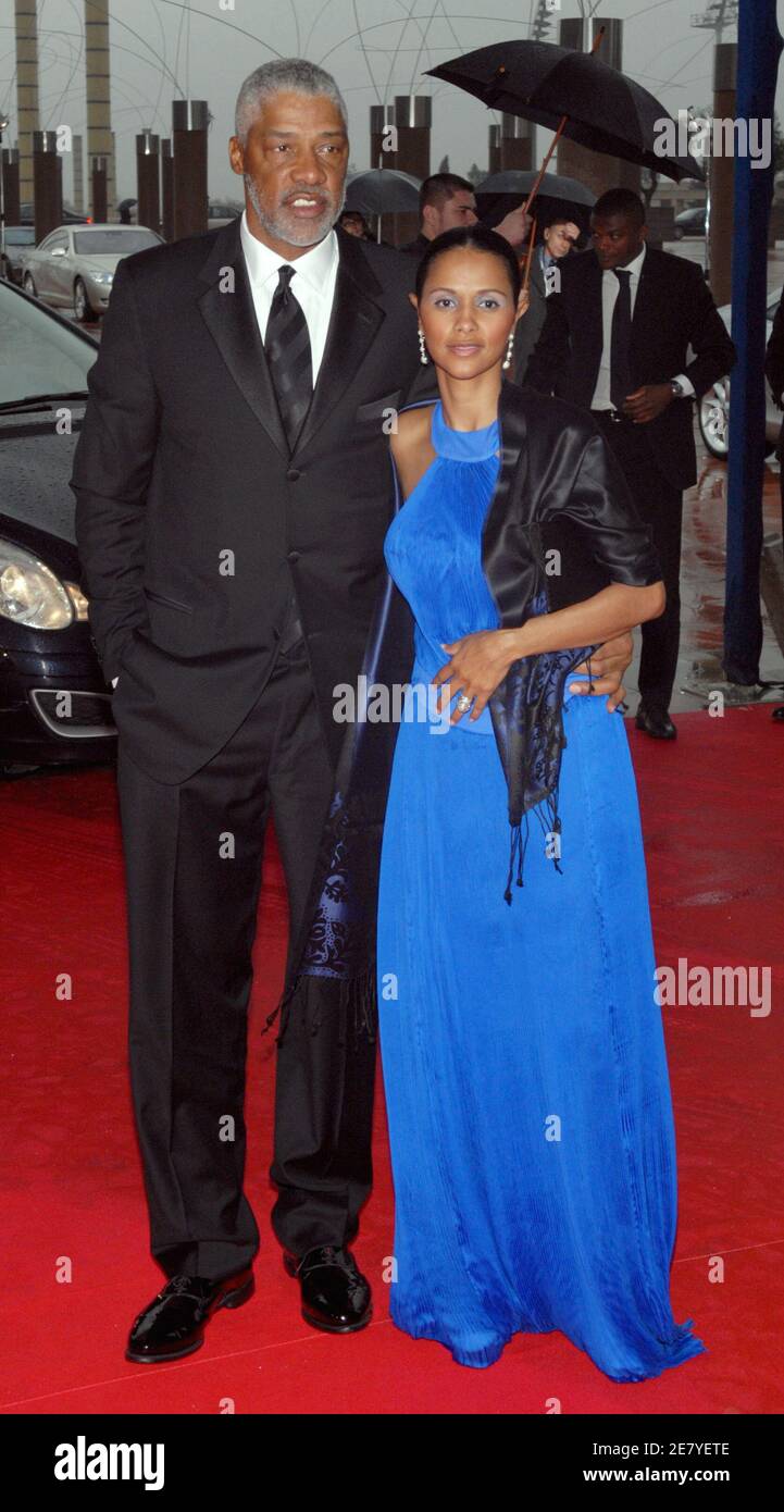 US NBA legend Julius Erving arrives to the '2007 Laureus World Sports ...