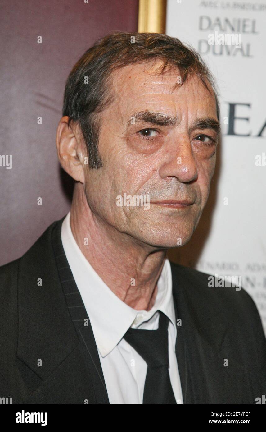 Actor Daniel Duval attends the premiere of 'Jean de la Fontaine' at ...