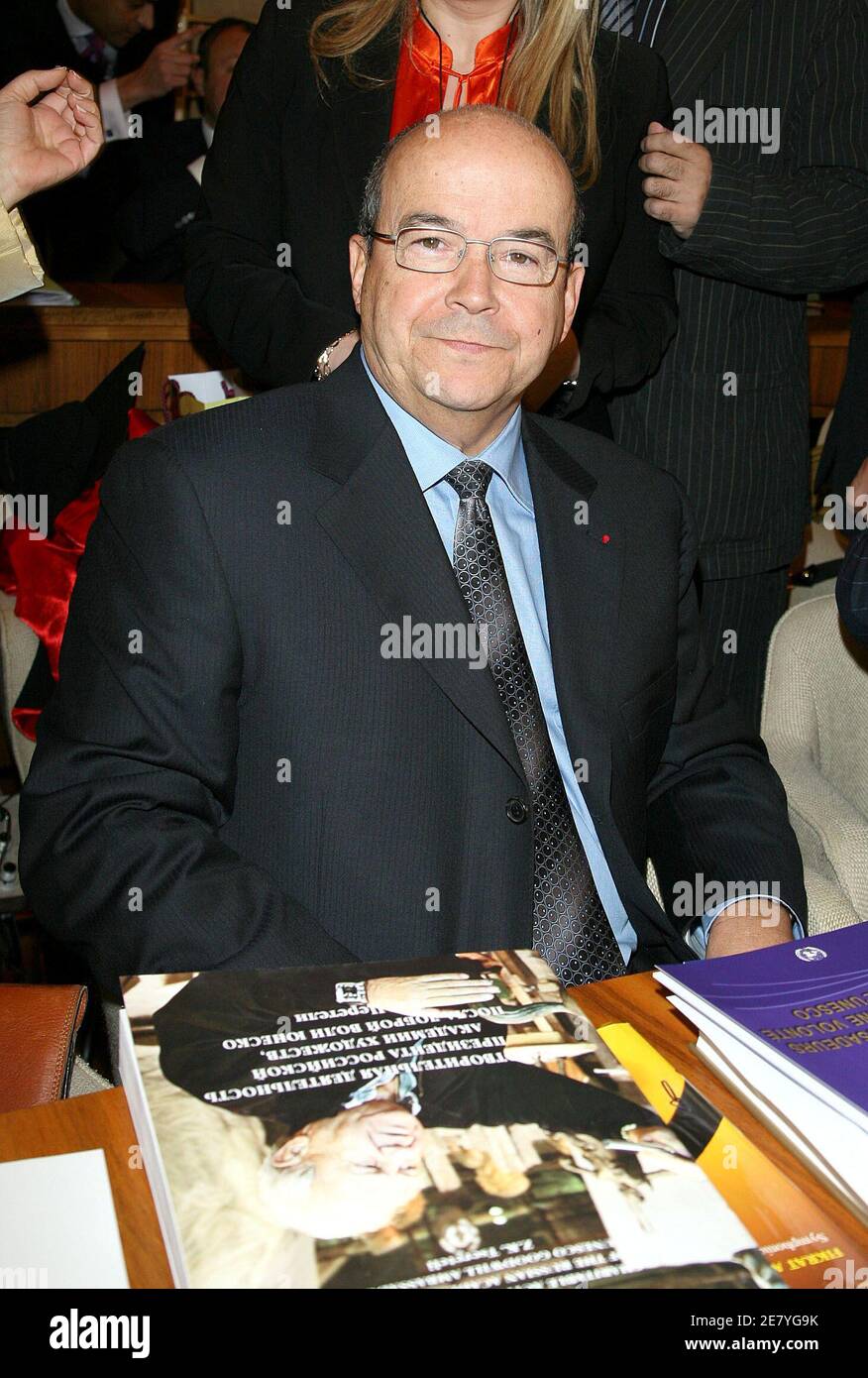 French astronaut Patrick Baudry attends the 2007 Annual Meeting of ...