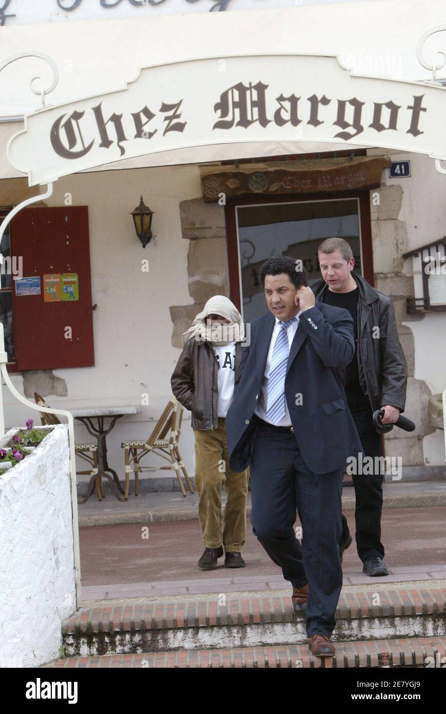 President Jacques Chirac takes his grandson, Martin Rey-Chirac and ...
