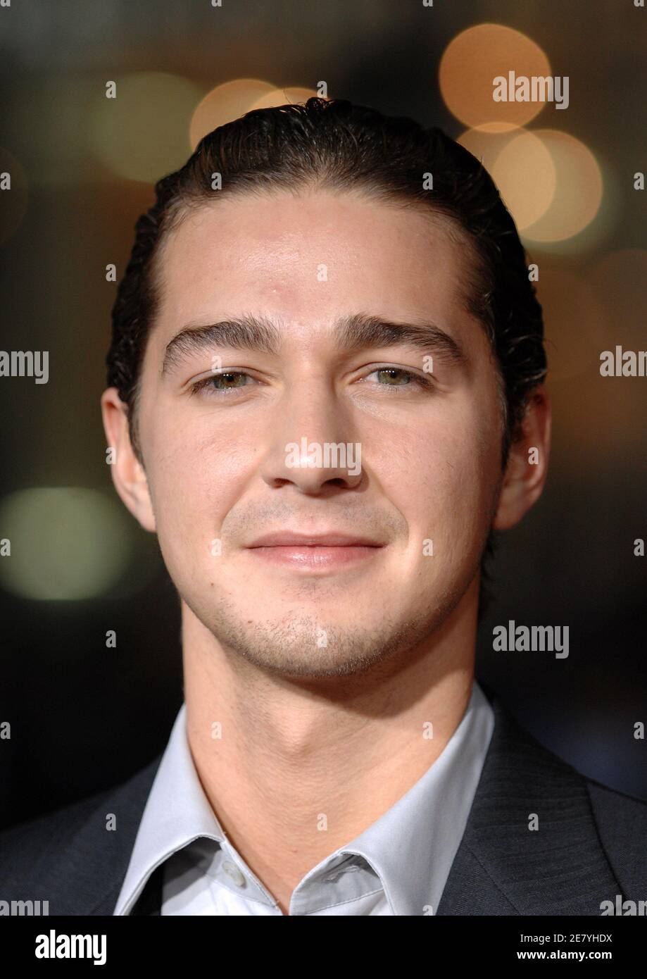 Cast member Shia LaBeouf attends the premiere of Paramount Pictures ...