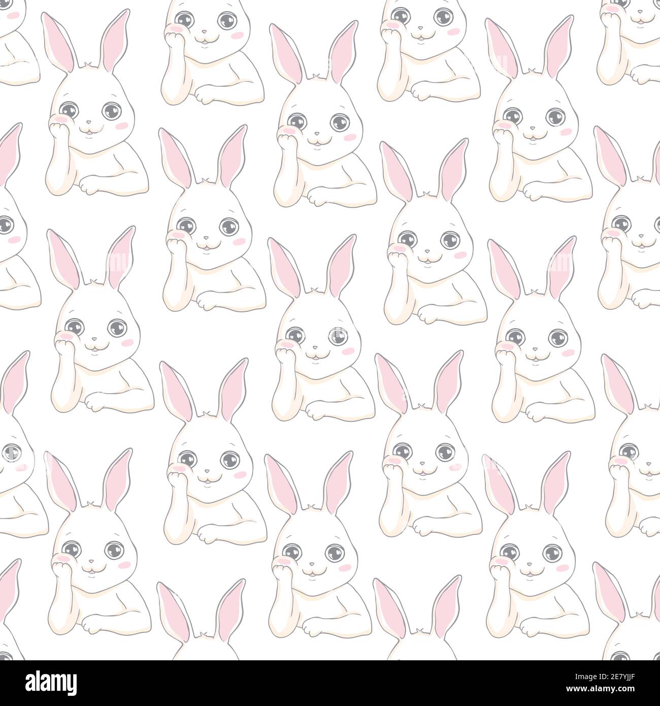 Baby bunny vector vectors hi-res stock photography and images - Alamy