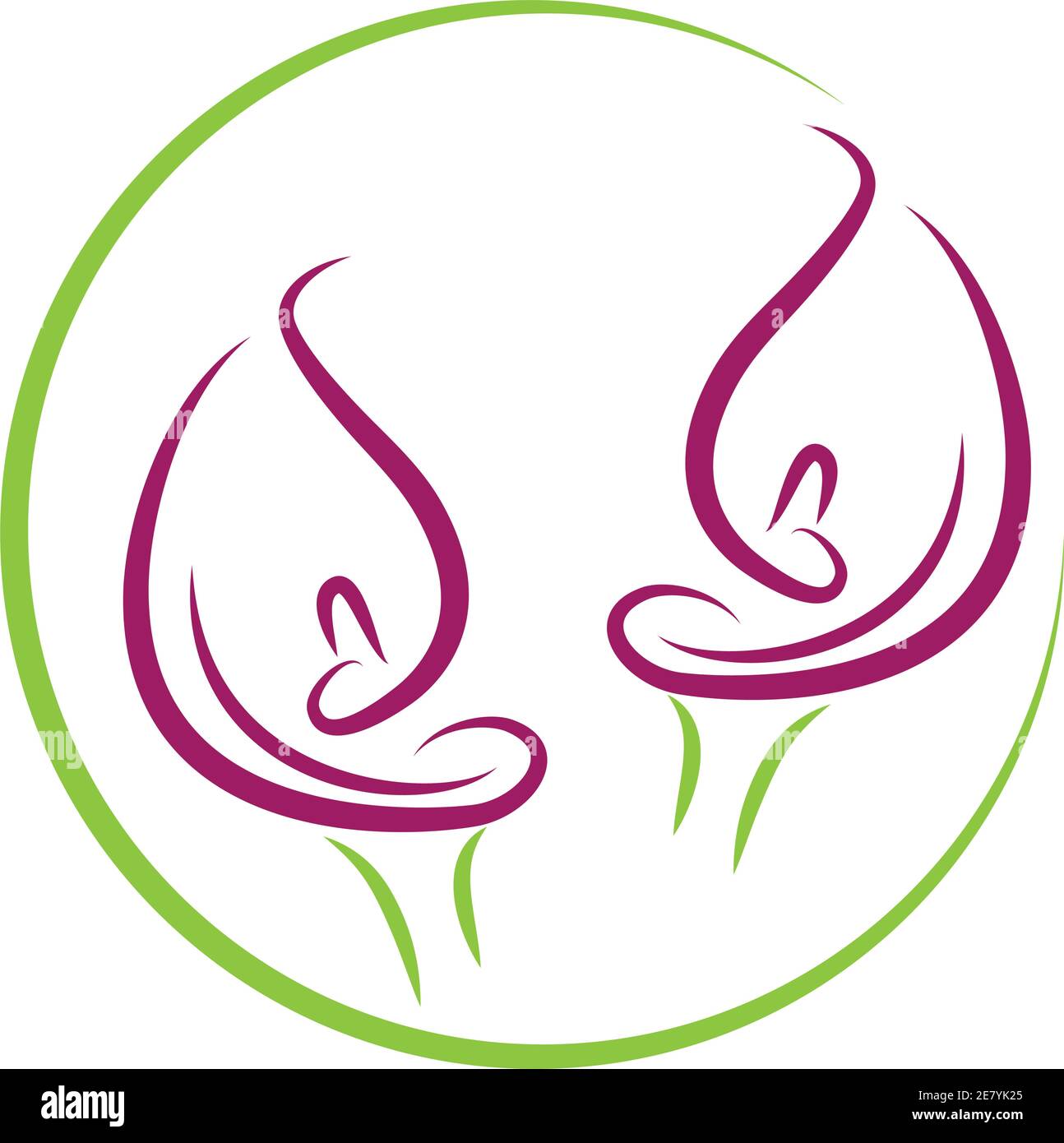 Zantedeschia, plant, calla, flower, logo, icon Stock Vector Image & Art ...