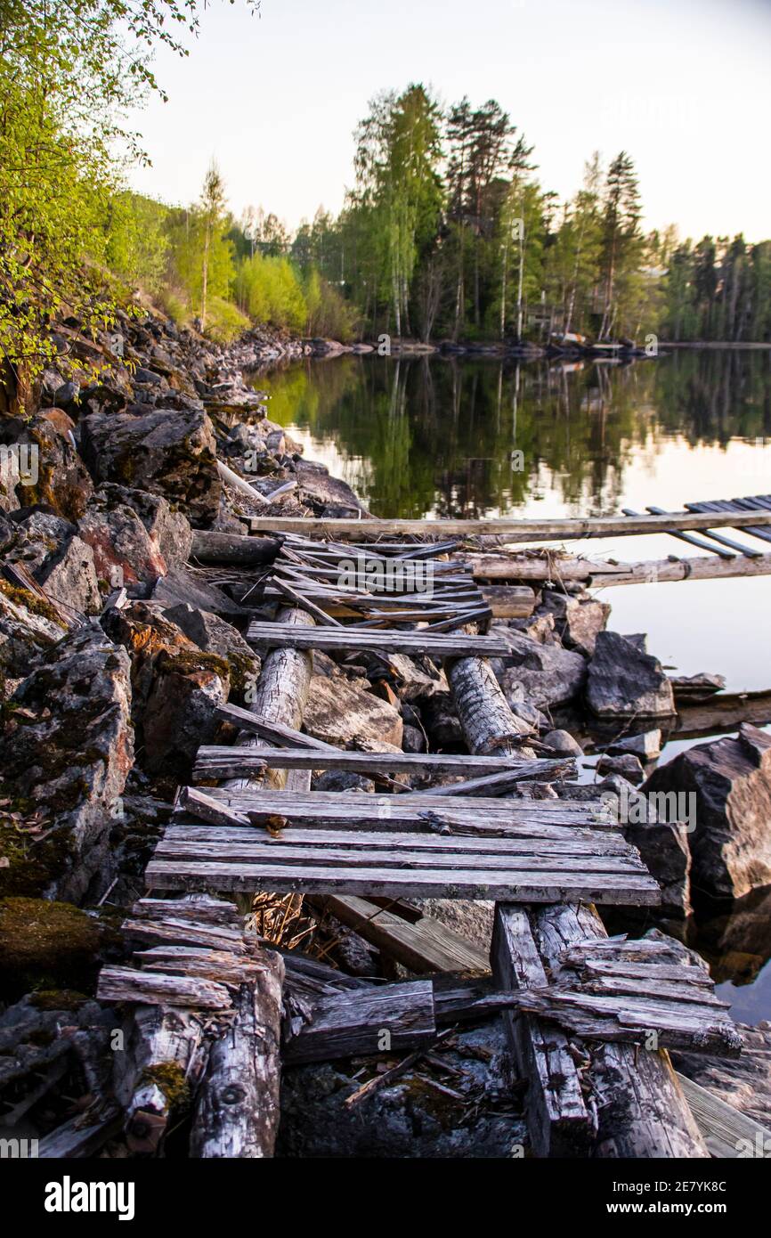 Broken wharf hi-res stock photography and images - Alamy