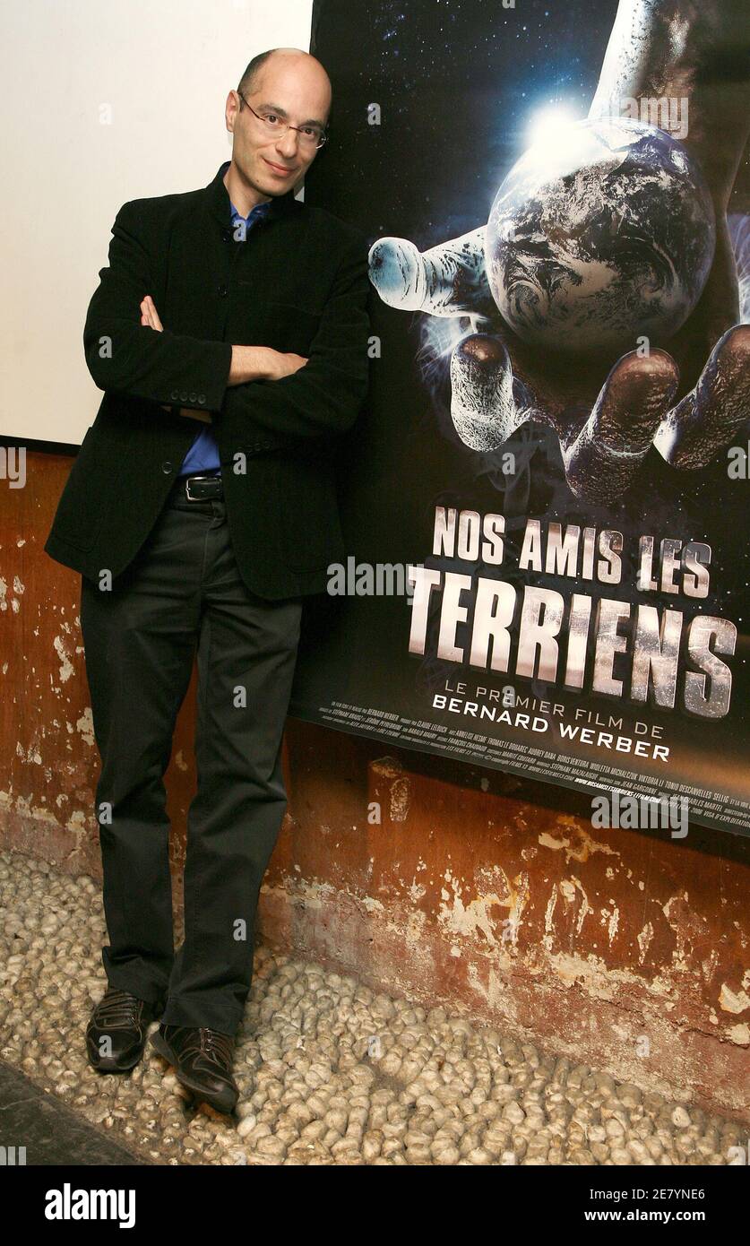 Director Bernard Werber attends the premiere of 'Nos Amis Les Terriens ...