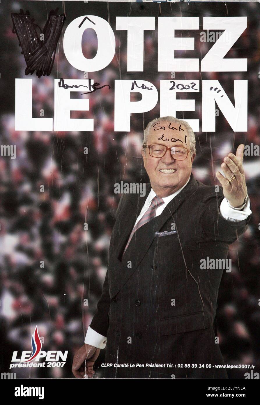 Affiche lepen hi-res stock photography and images - Alamy