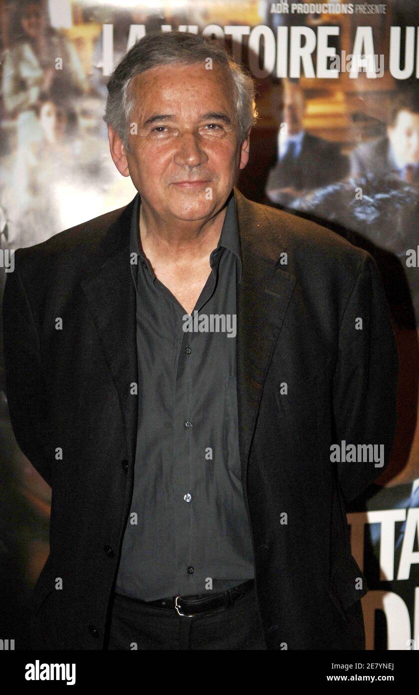 Alain Doutey attends the premiere of 'Le Candidat', held at the UGC Les ...