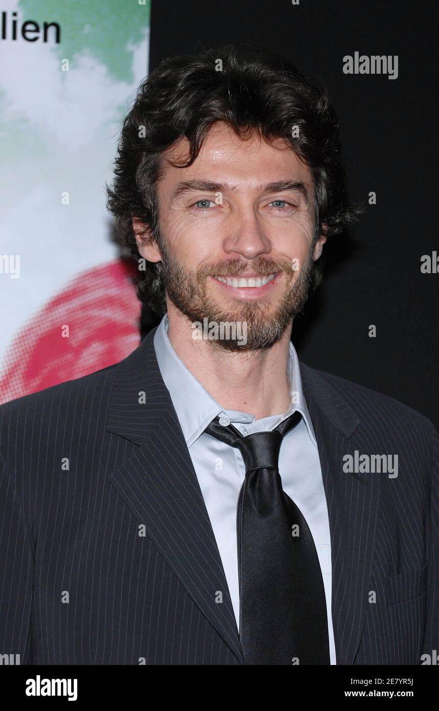Italian actor Alessio Boni poses for pictures during the opening ...