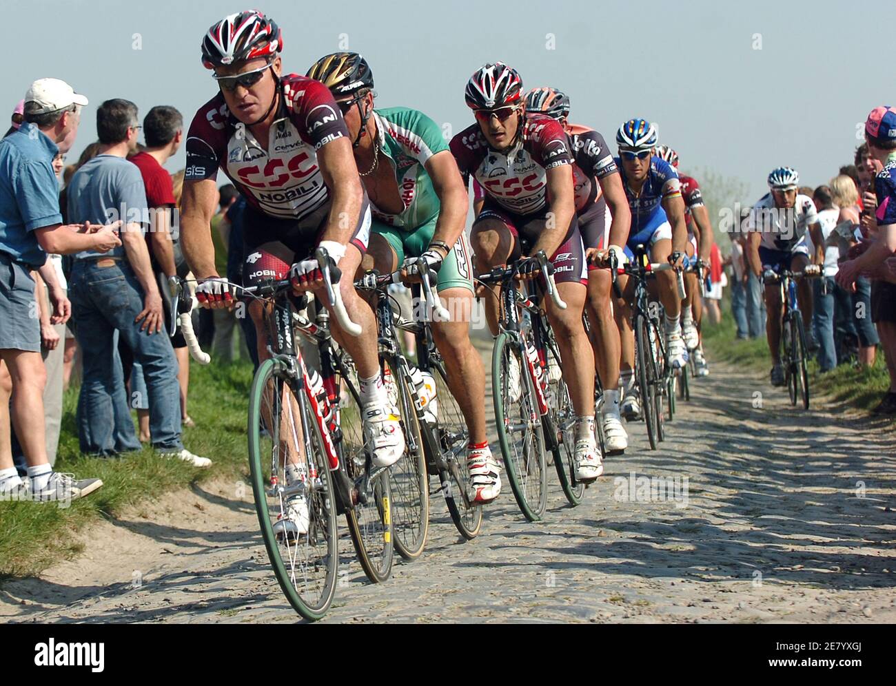 Australia's Stuart O'Grady of team CSC wins the 105th Paris-Roubaix ...