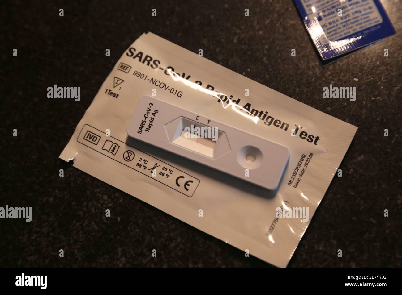 Corona antigen test, quick test Stock Photo - Alamy