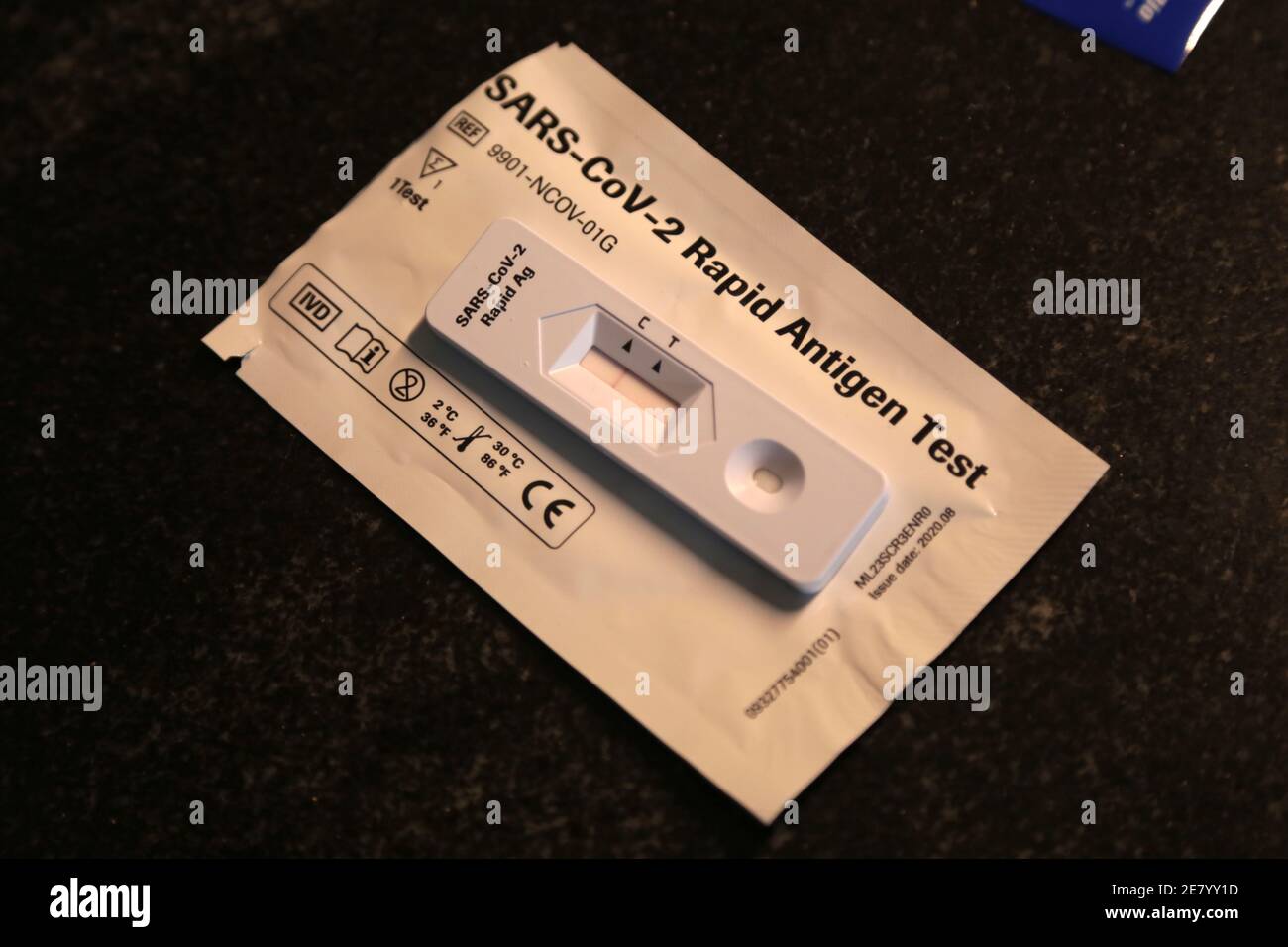 Corona antigen test, quick test Stock Photo - Alamy