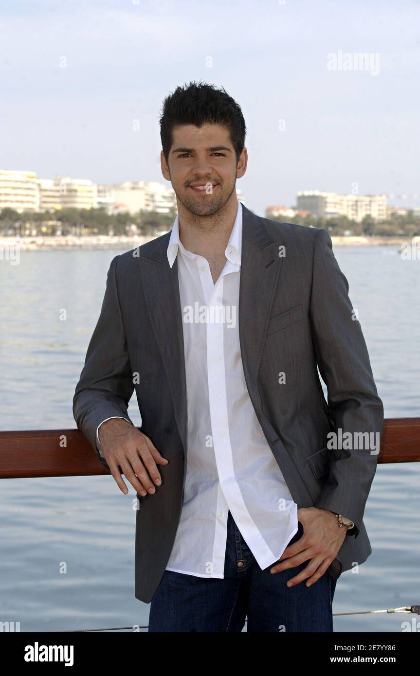 Spanish actor and singer Miguel Angel Munoz poses for the media during ...