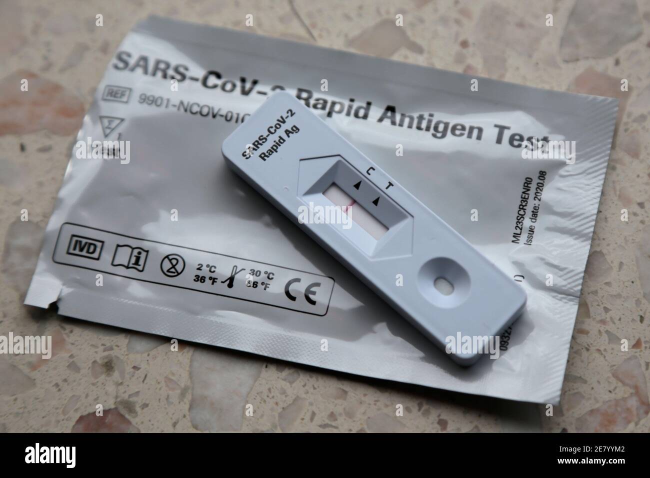 Corona antigen test, quick test Stock Photo - Alamy