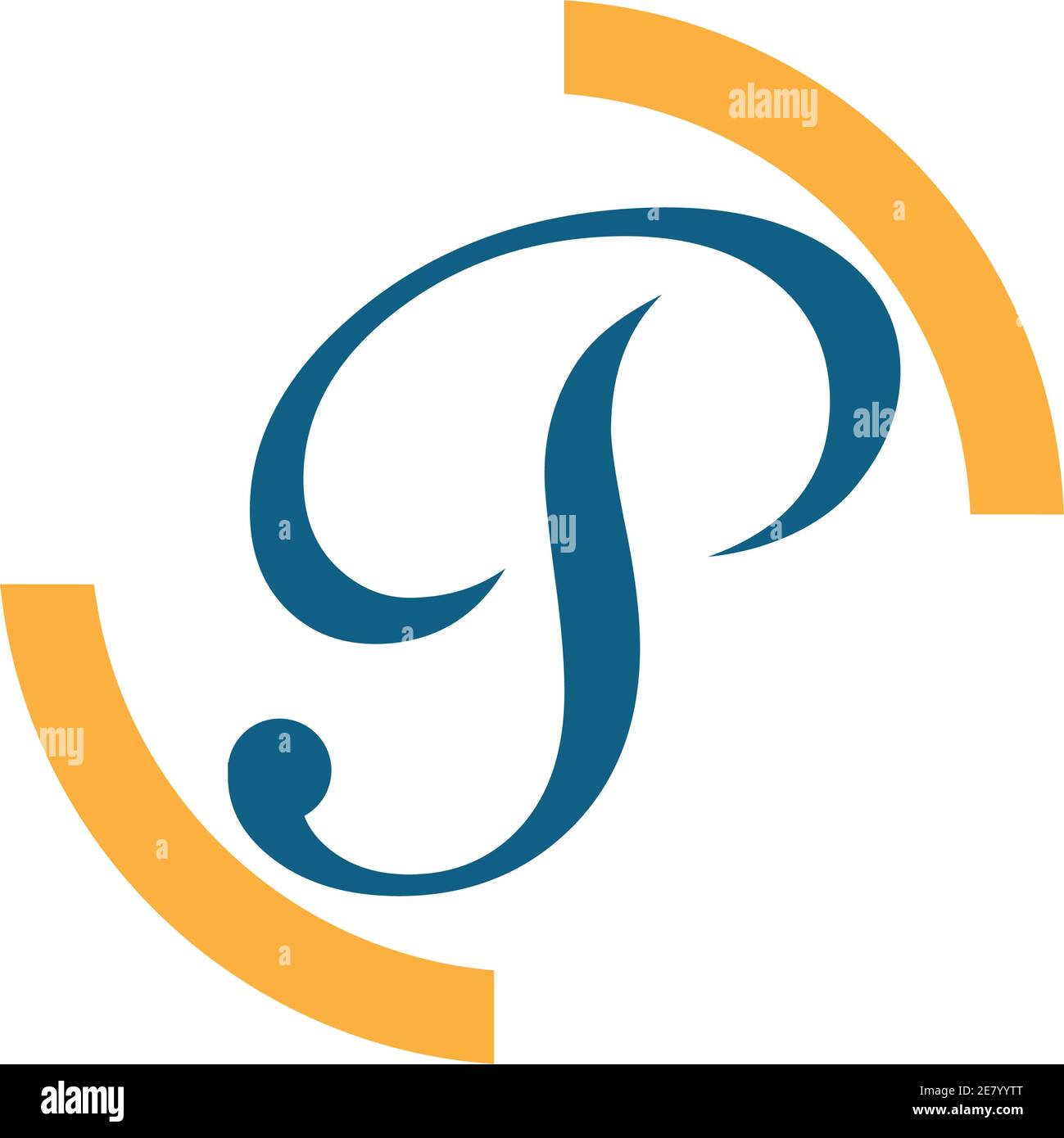 Letter P Business corporate abstract unity vector logo design template ...