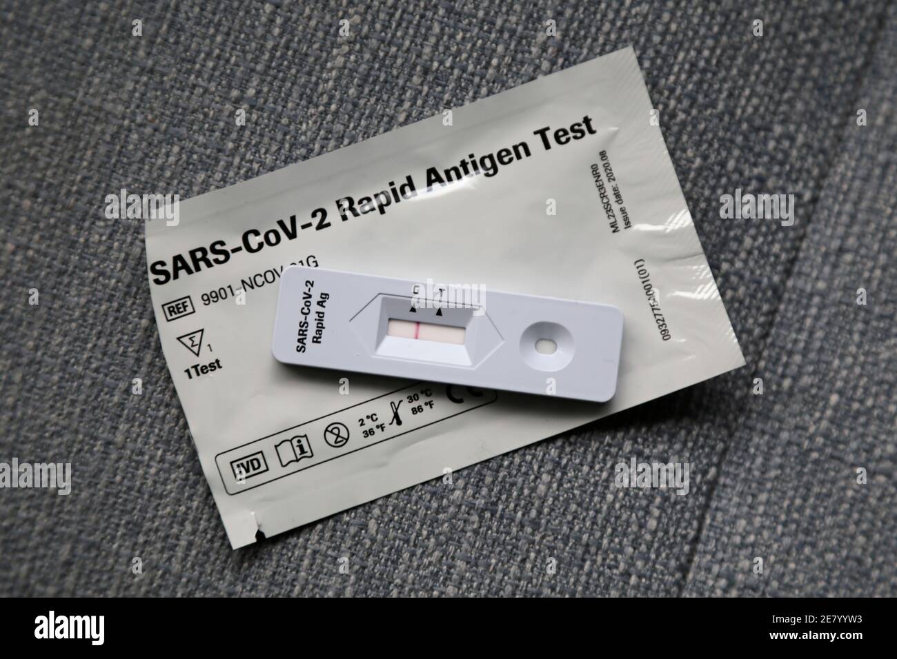 Corona antigen test, quick test Stock Photo - Alamy