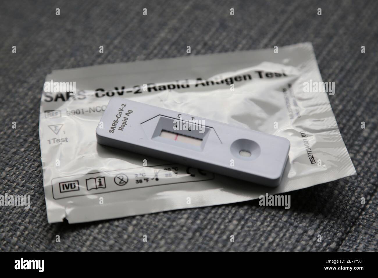 Corona antigen test, quick test Stock Photo - Alamy