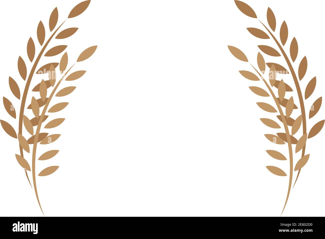 Round gold frame olive Stock Vector Images - Alamy