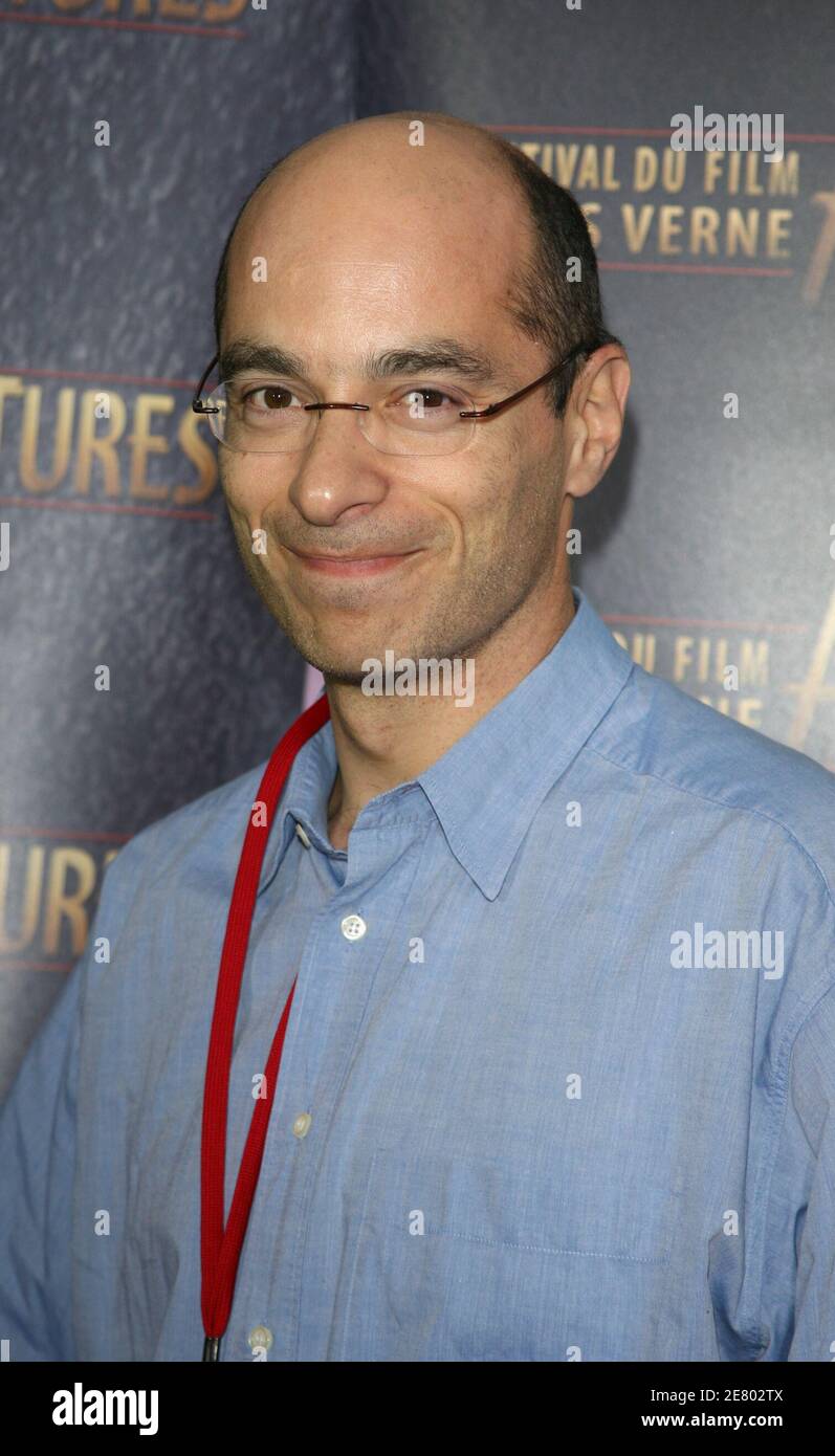 Author Bernard Werber attends the Jules Verne Adventures Film Festival ...