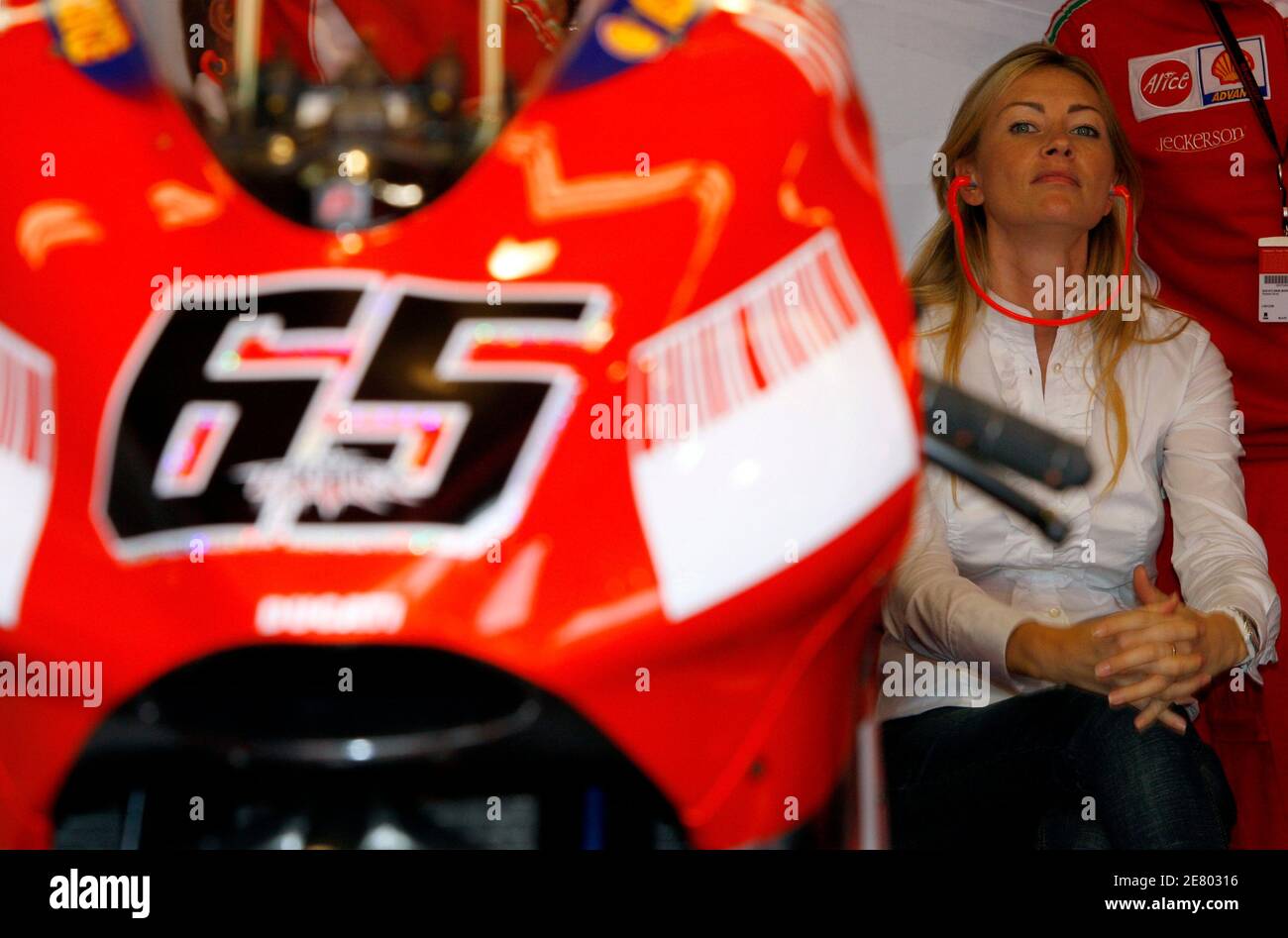 Loris capirossi and ingrid capirossi hi-res stock photography and ...