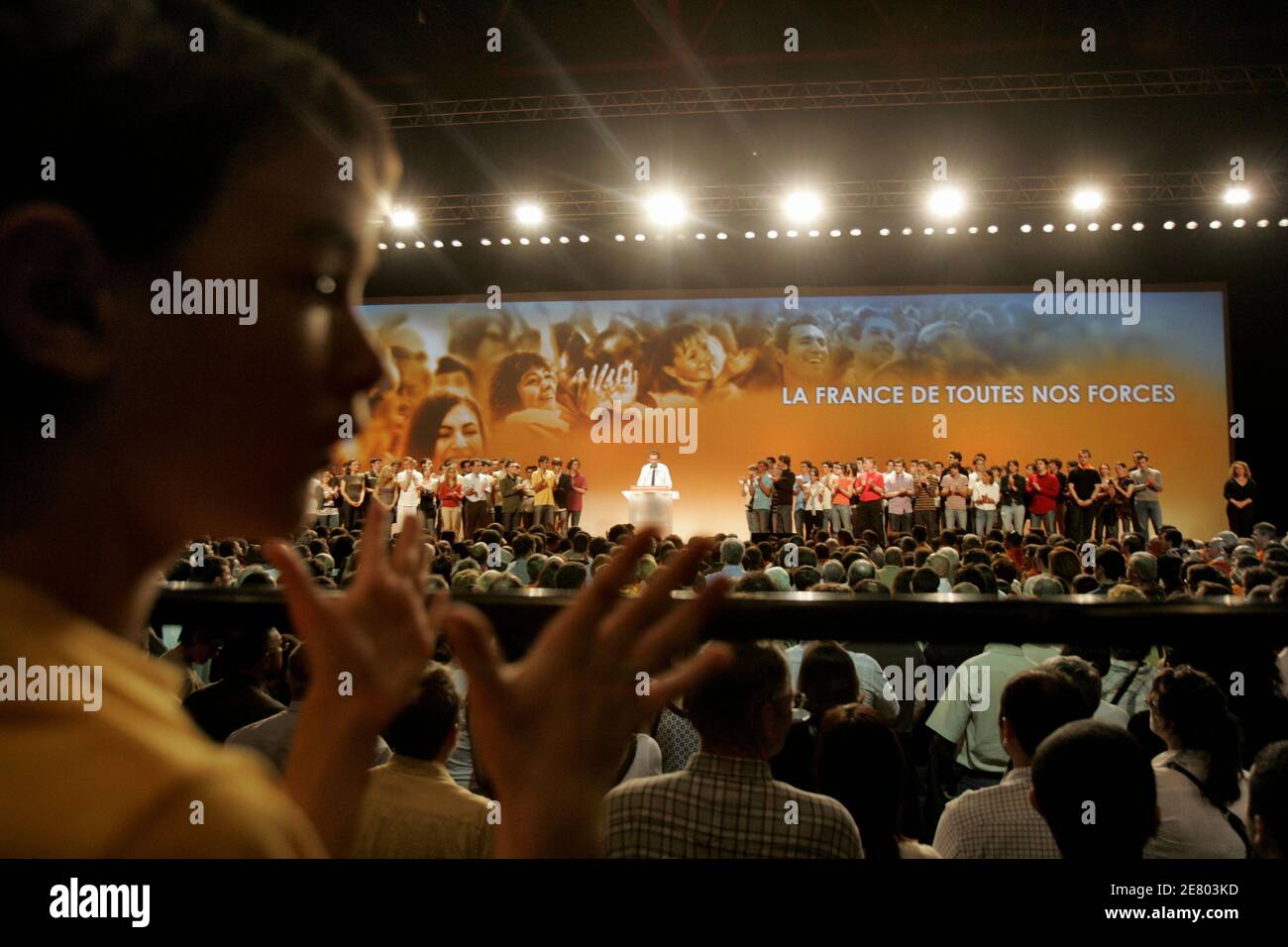 UDF leader and presidential candidate Francois Bayrou during his last ...
