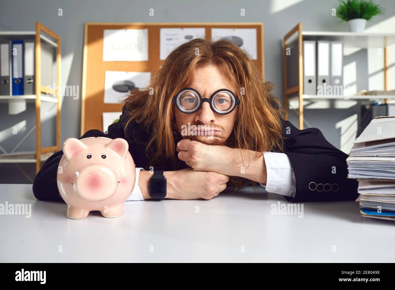 Money thinking hi-res stock photography and images - Alamy