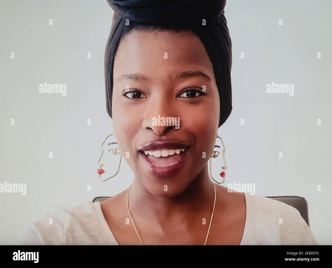 Amanda gorman super bowl hi-res stock photography and images - Alamy