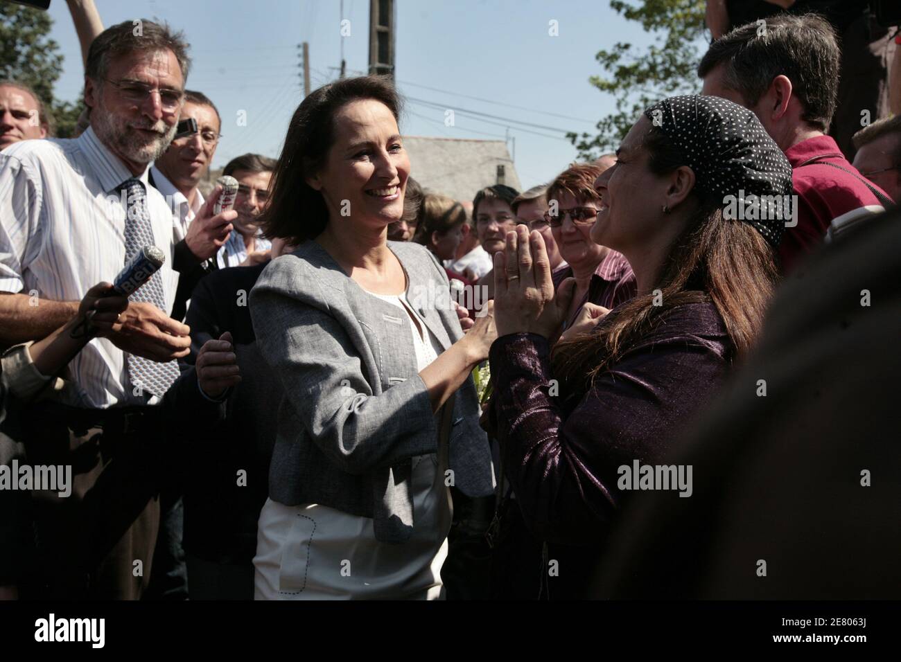 French Socialist Party (PS) presidential candidate Segolene Royal ...