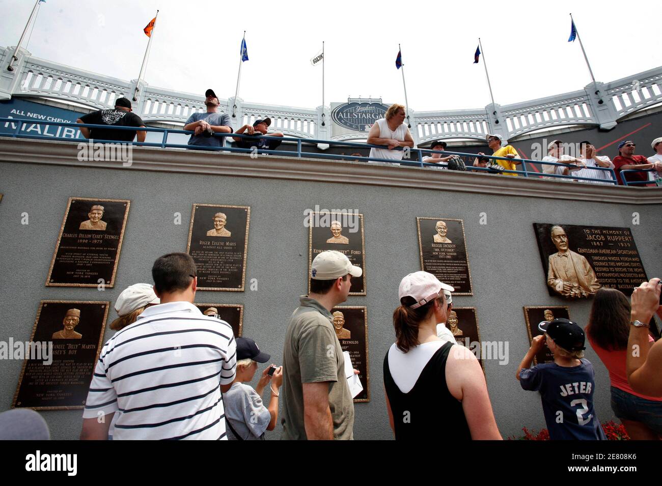 Yankee Stadium Monument Park High Resolution Stock Photography and ...
