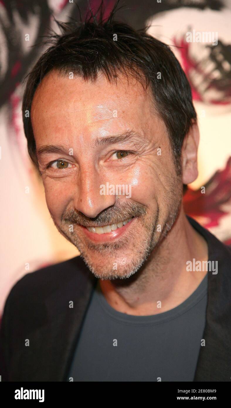 French actor Jean-Hugues Anglade attends the exhibition opening of ...