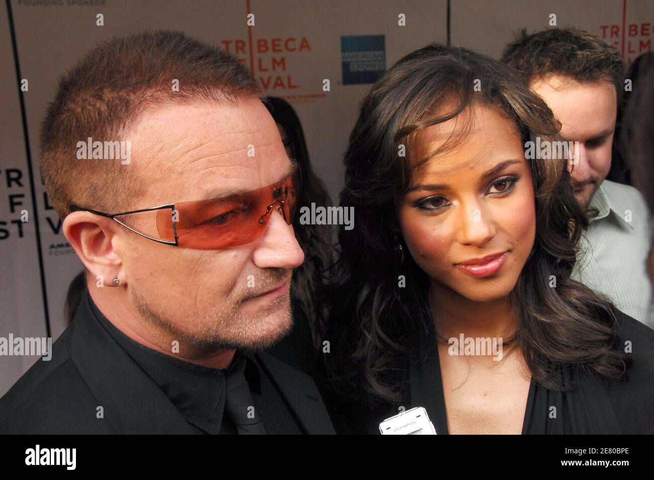 Bono and Alicia Keys attend the premiere of 'We Are Together' held at ...
