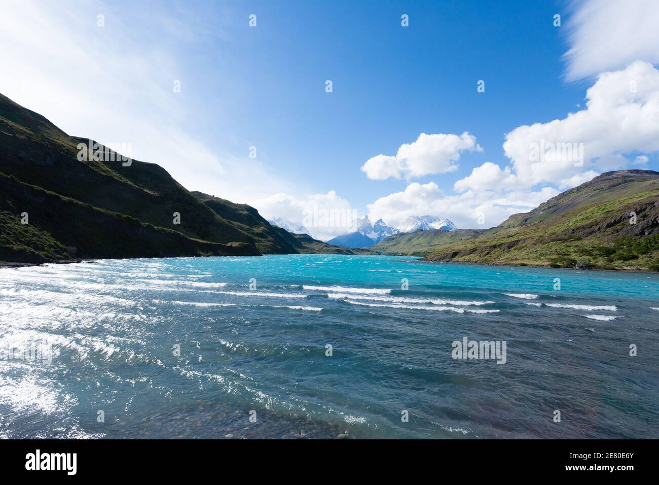 Chilean Patagonia landscape, Torres del Paine National Park, Chile ...